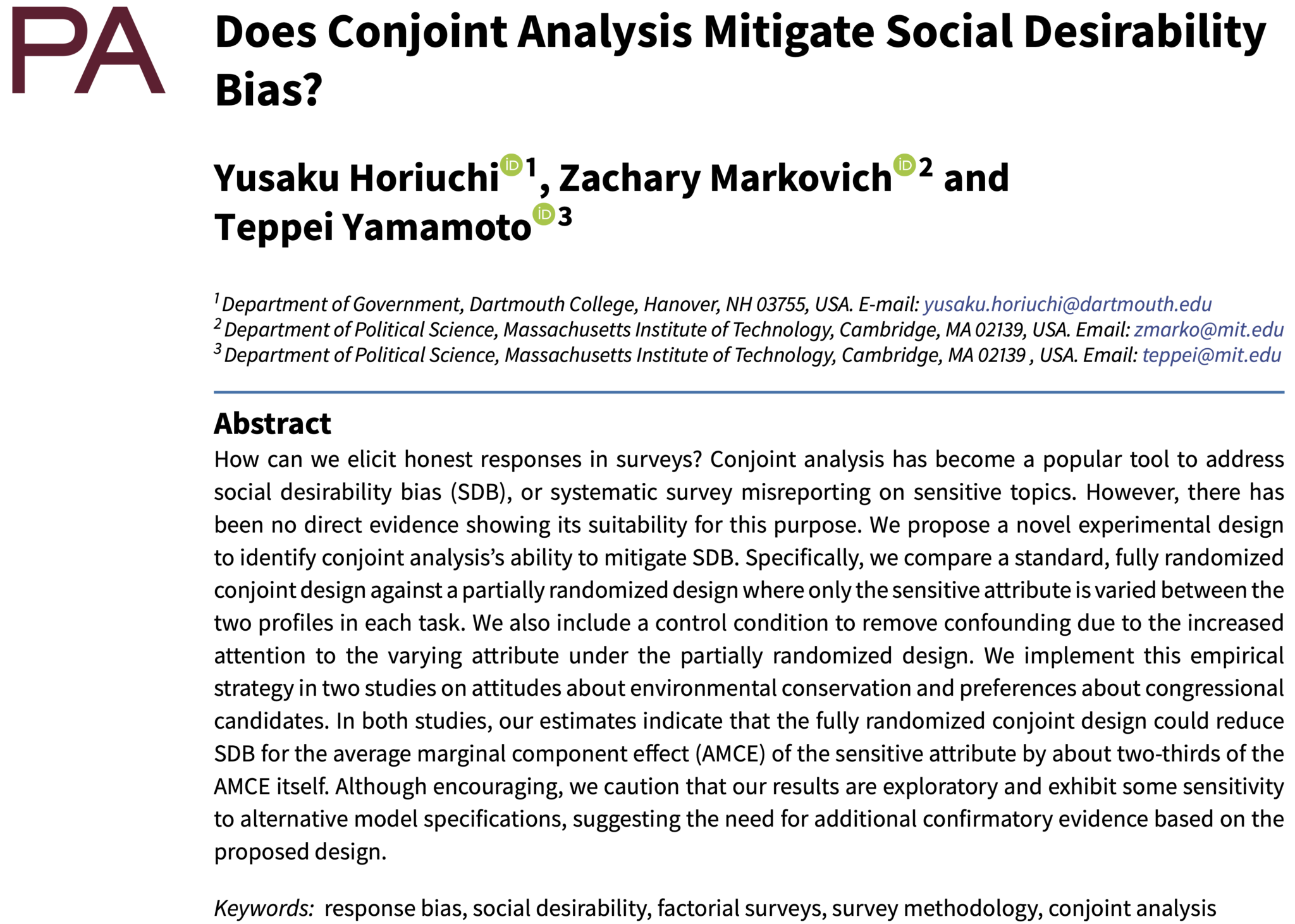 Published In Political Analysis Yusaku Horiuchi published-in-political-analysis-yusaku-horiuchi